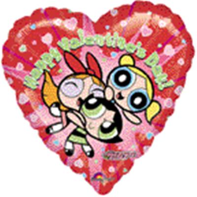 Valentine's Power Puff Girls, Valentien's Day Balloons,Holiday Balloons